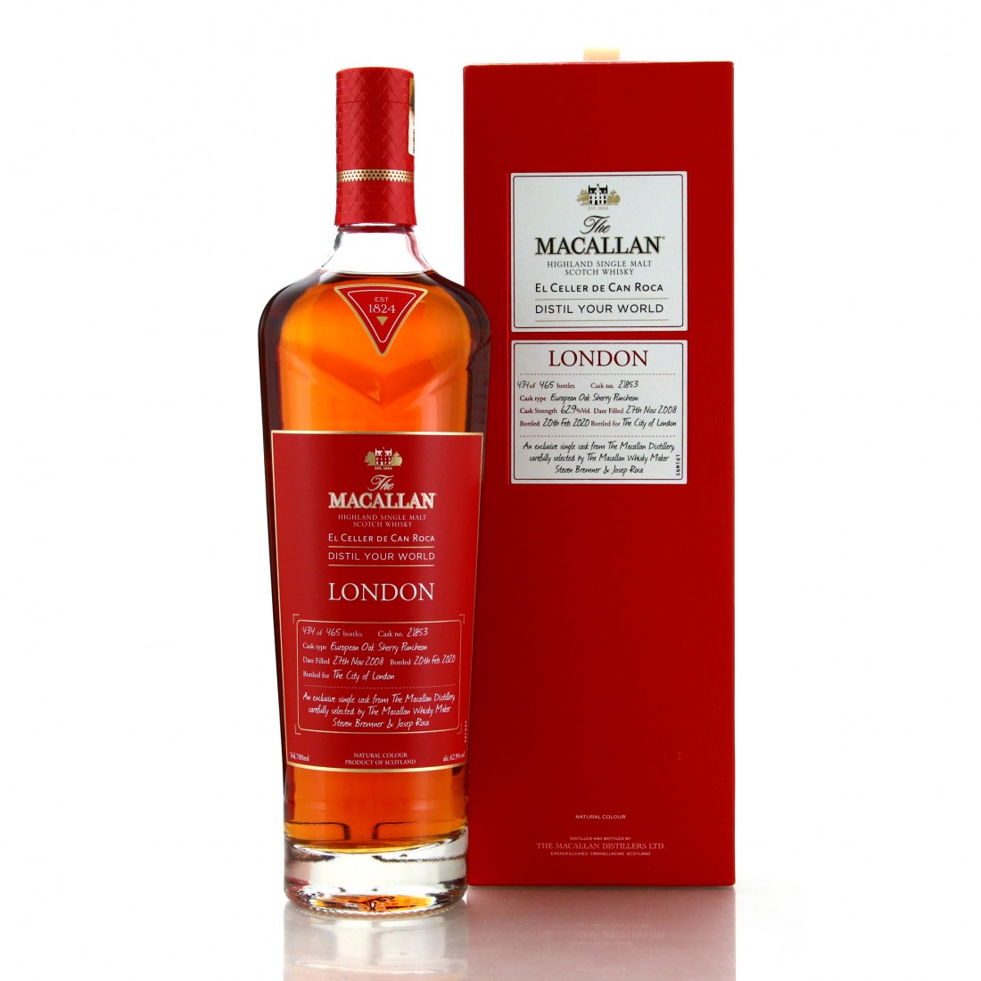 Macallan 2008 Single Sherry Cask #21853 / Distil Your World London ...