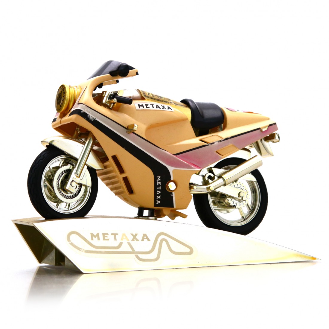 Metaxa 7-Star Gold Label Greek Brandy Motorbike Miniature | Whisky ...