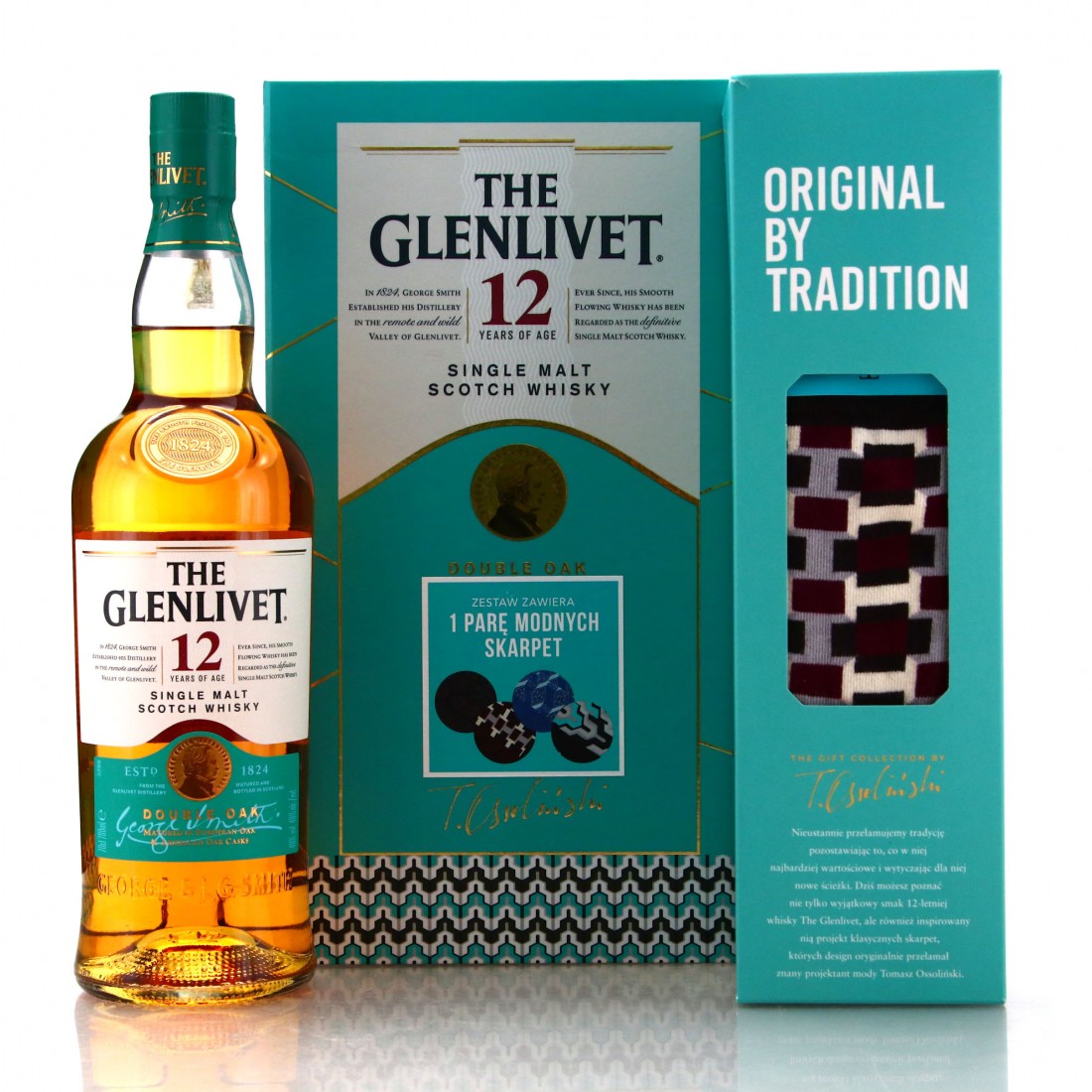 Glenlivet 12 Year Old Double Oak Gift Pack / Tomasz Ossoliński | Whisky Auctioneer