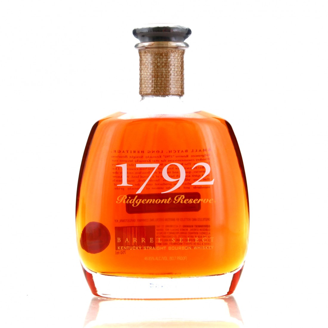 Barton 1792 Ridgemont Reserve Small Batch Kentucky Bourbon | Whisky ...