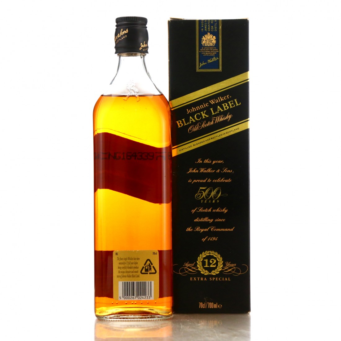 Johnnie Walker Black Label 12 Year Old / 500 Years | Whisky Auctioneer