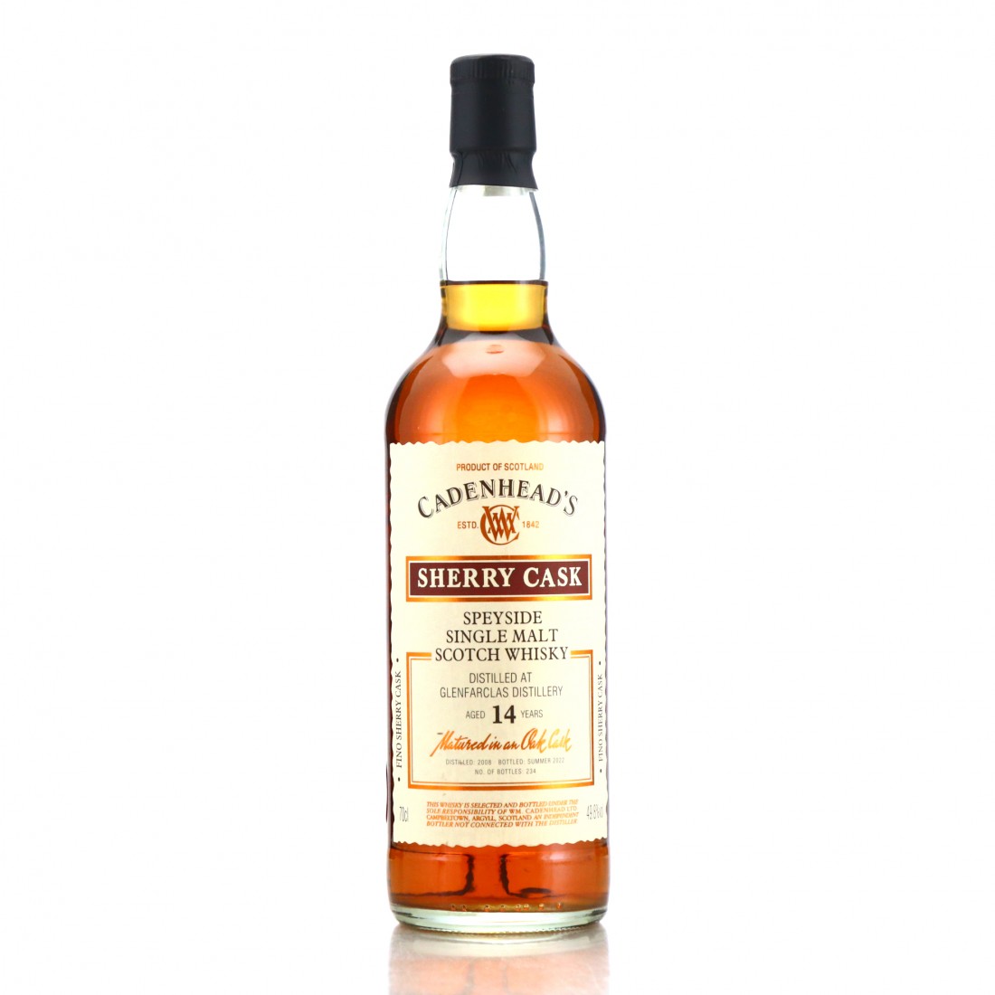 Glenfarclas 2008 Cadenhead's 14 Year Old Sherry Cask | Whisky Auctioneer