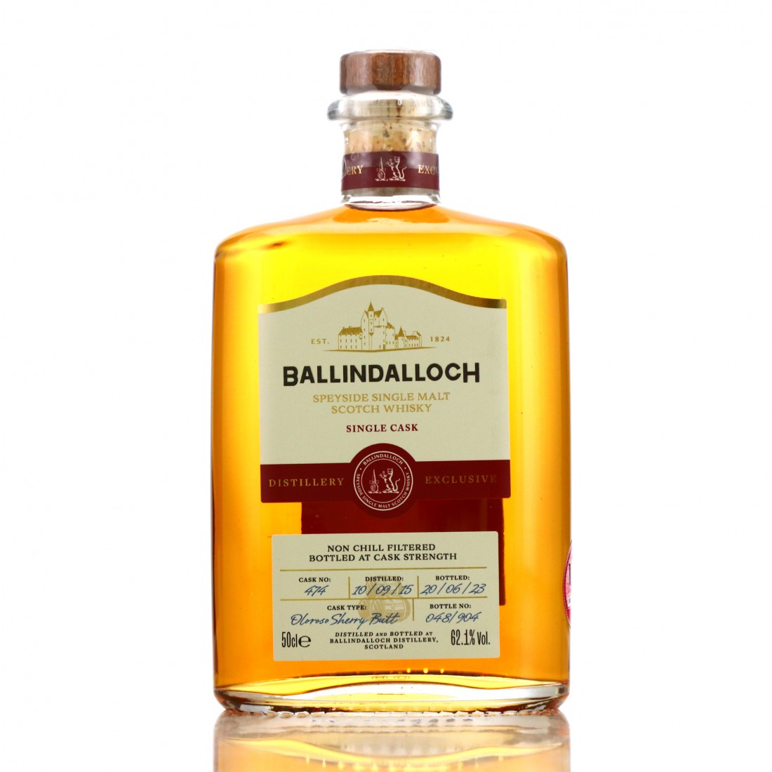 Ballindalloch 2015 Single Sherry Cask #474 50cl / Inaugural Release ...
