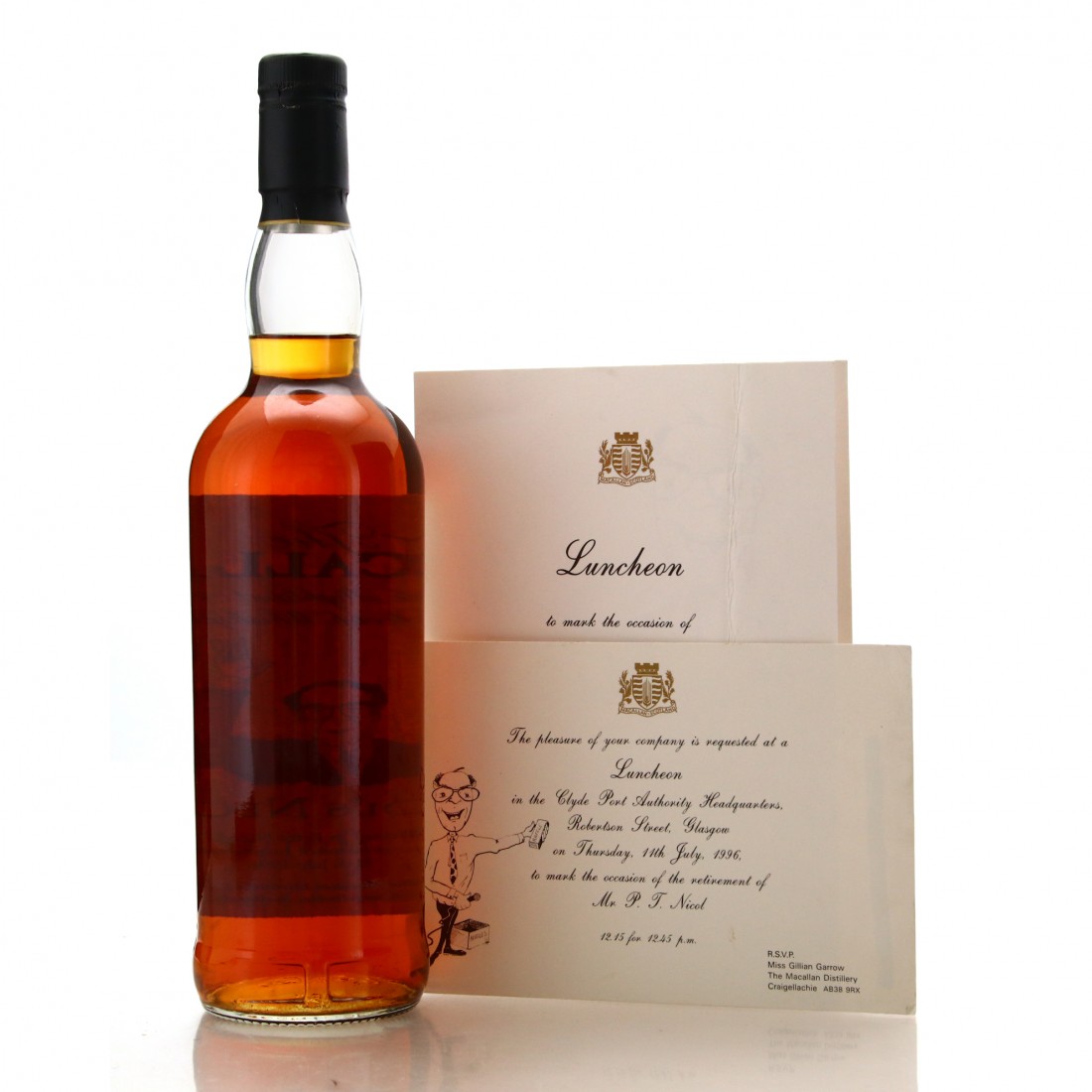 Macallan Nicol's Nectar / Signed - includes Menu | Whisky Auctioneer