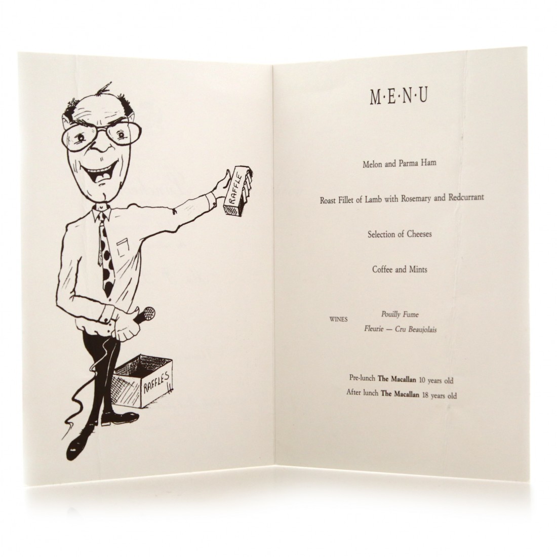 Macallan Nicol's Nectar / Signed - includes Menu | Whisky Auctioneer