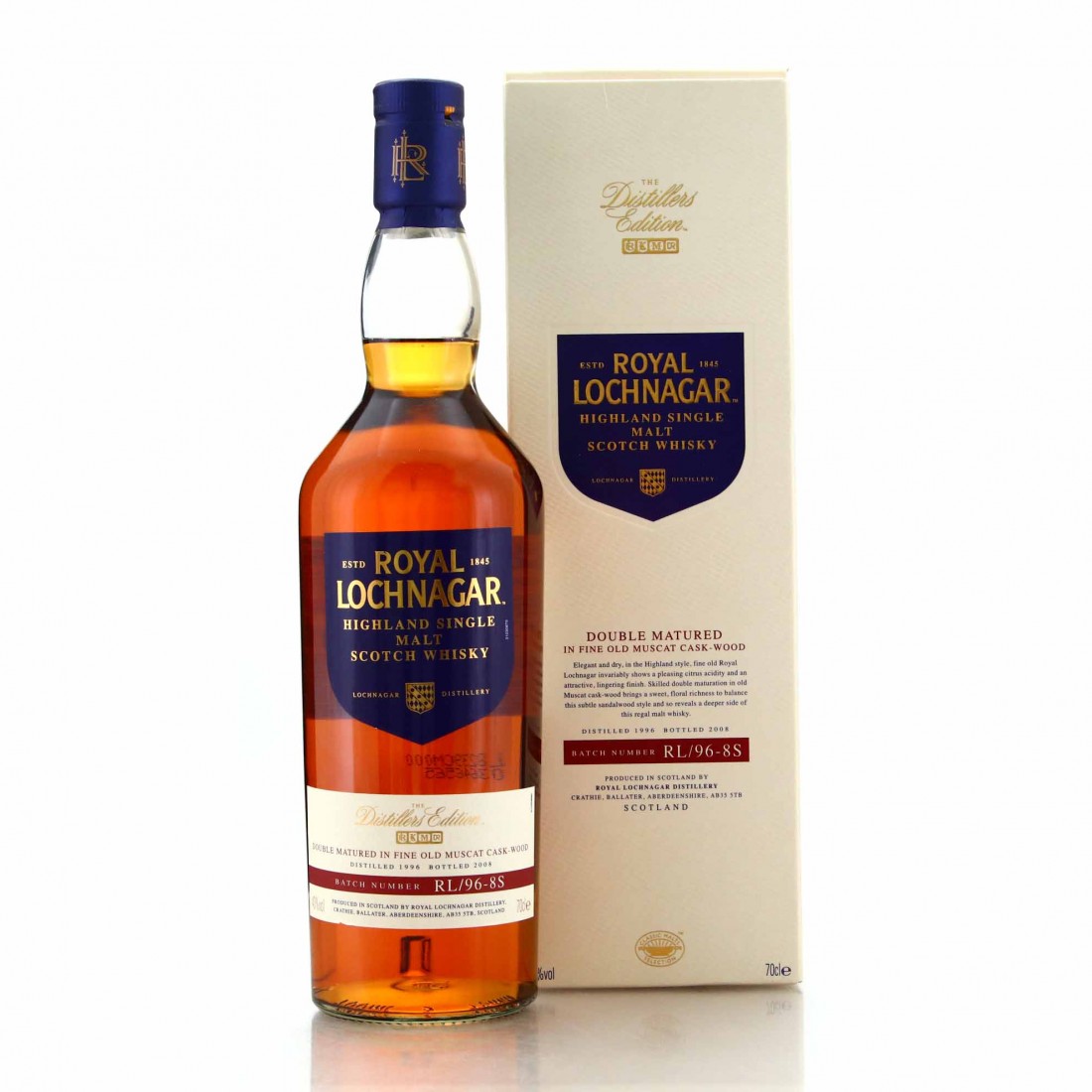 Royal Lochnagar 1996 Distillers Edition RL/96-8S / Inaugural Release ...