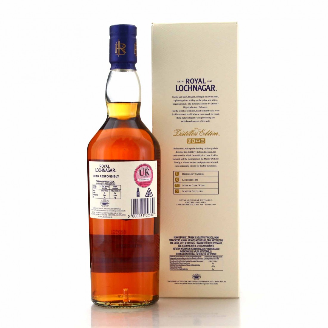 Royal Lochnagar 1996 Distillers Edition RL/96-8S / Inaugural Release ...