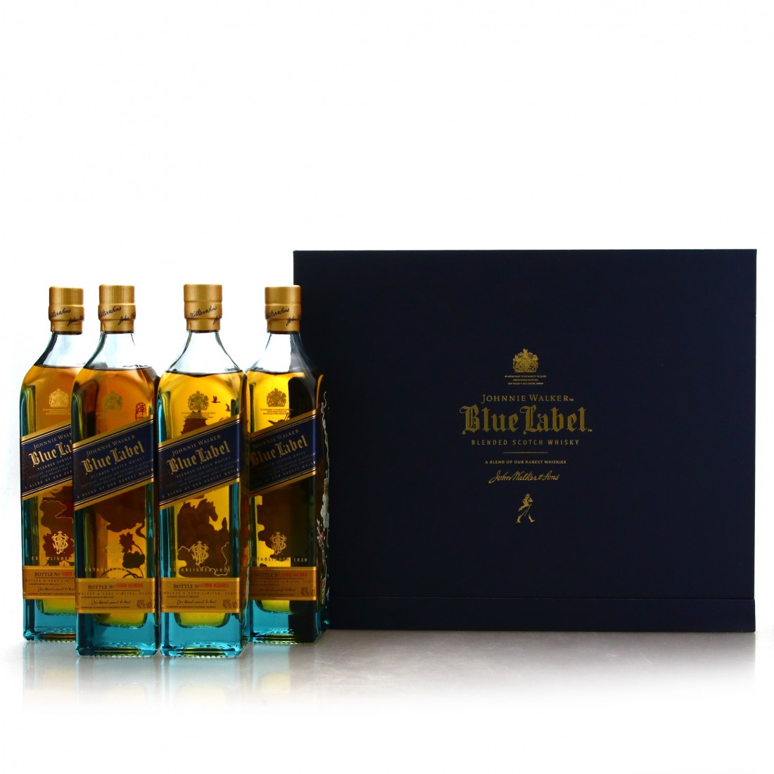 Johnnie Walker Blue Label China Ancient Capital Collection 4 x 20cl ...
