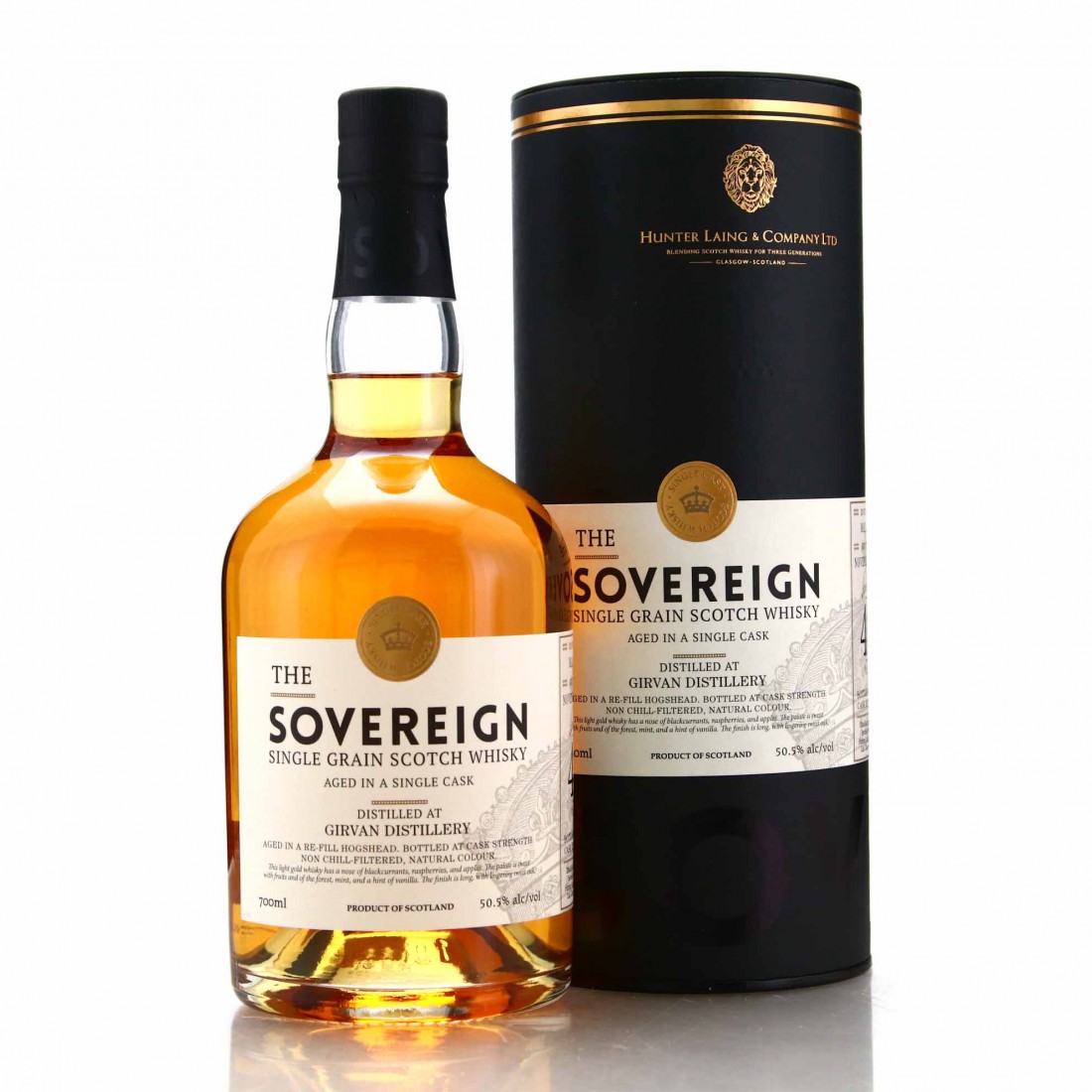Girvan 1979 Hunter Laing 42 Year Old Sovereign | Whisky Auctioneer Girvan 1979 Hunter Laing 42 Year Old Sovereign | Whisky Auctioneer