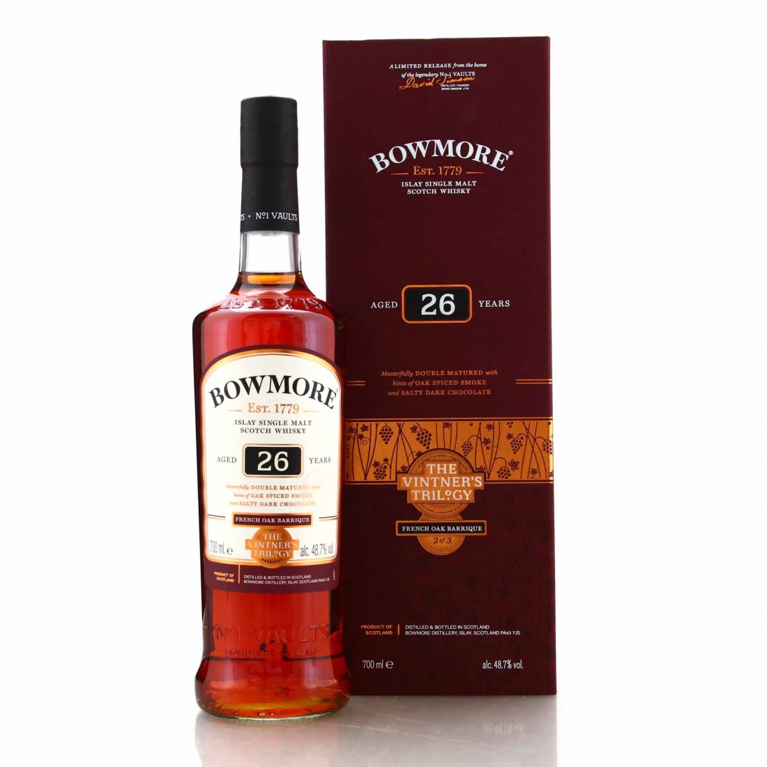 Bowmore 26 Year Old The Vintner's Trilogy II / French Oak Barrique ...
