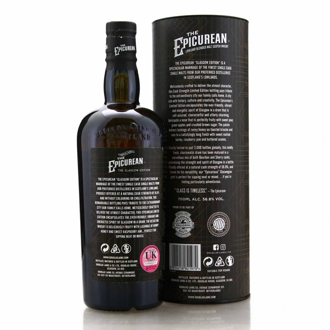 Epicurean Glasgow Edition Natural Cask Strength | Whisky Auctioneer
