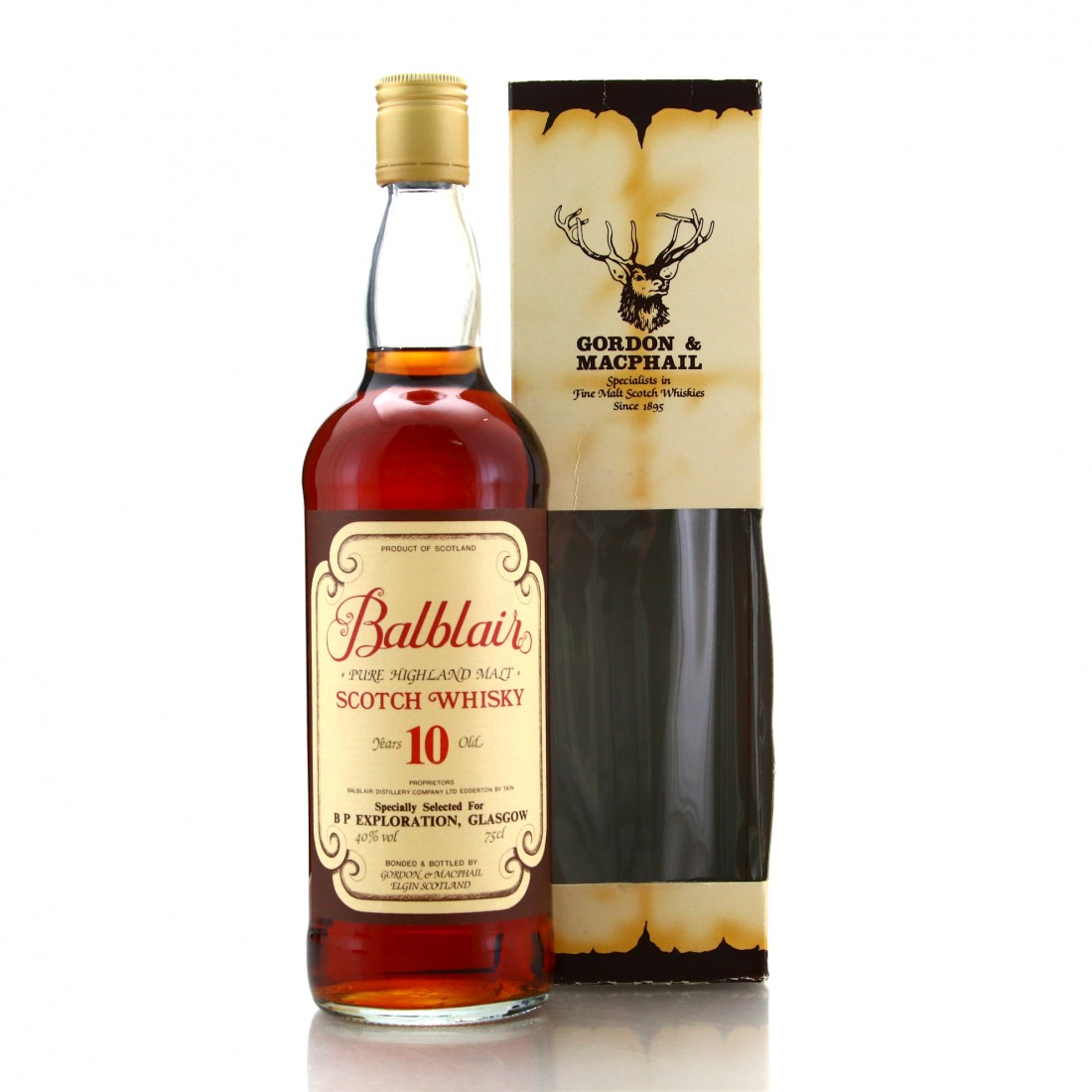Balblair 10 Year Old Gordon and MacPhail 1980s | Whisky Auctioneer