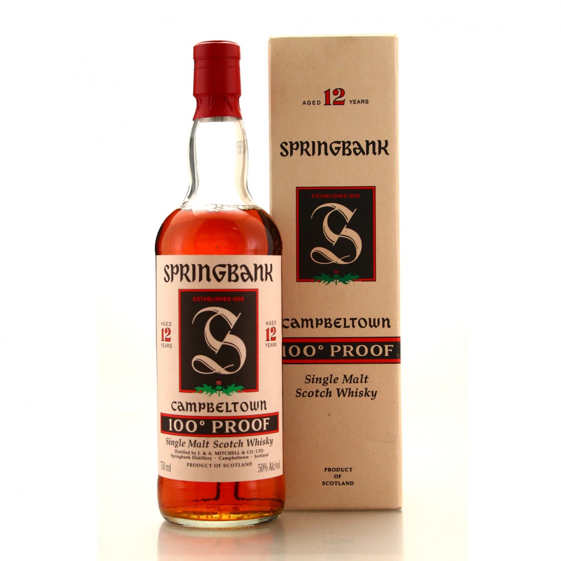 Springbank 12 Year Old 100 Proof Green Thistle 75cl / US Import ...