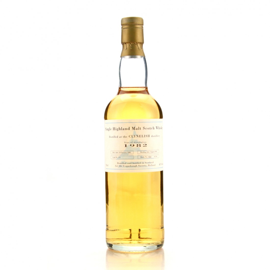 Clynelish 1982 Usquebaugh Society | Whisky Auctioneer