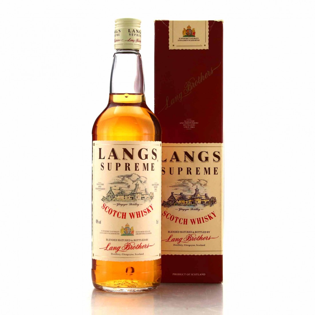 Langs Supreme Scotch Whisky 1980s | Whisky Auctioneer