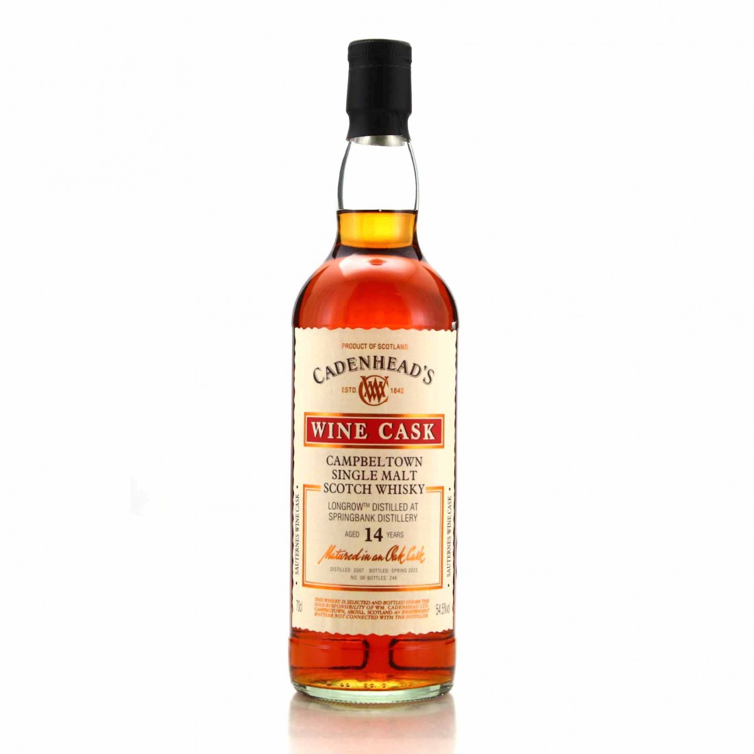 Longrow 2007 Cadenhead's 14 Year Old Wine Cask | Whisky Auctioneer