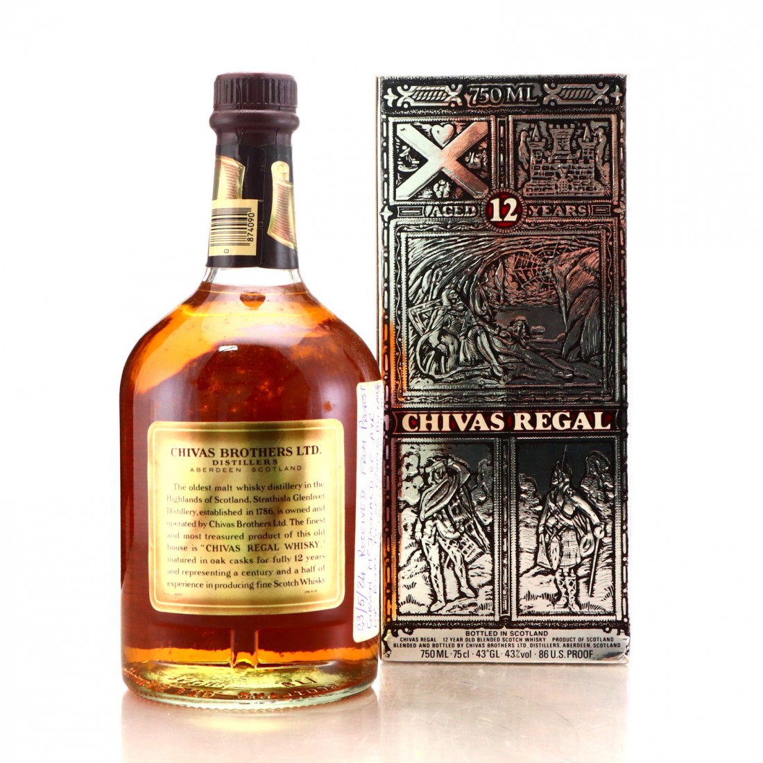 Chivas Regal 12 Year Old 1970s | Whisky Auctioneer