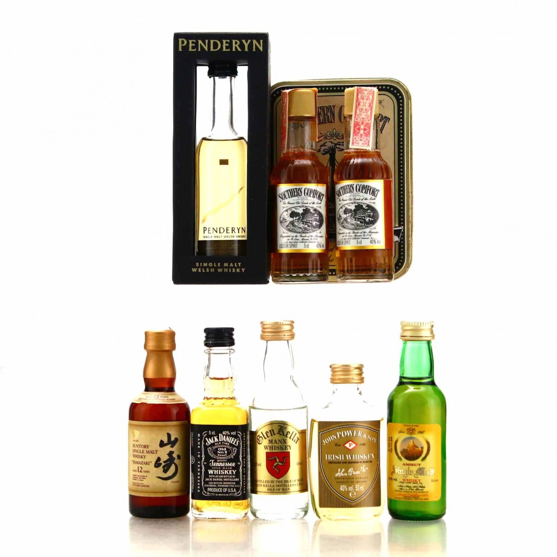 Worldwide Whisky Miniature x 8 / includes Yamazaki | Whisky Auctioneer
