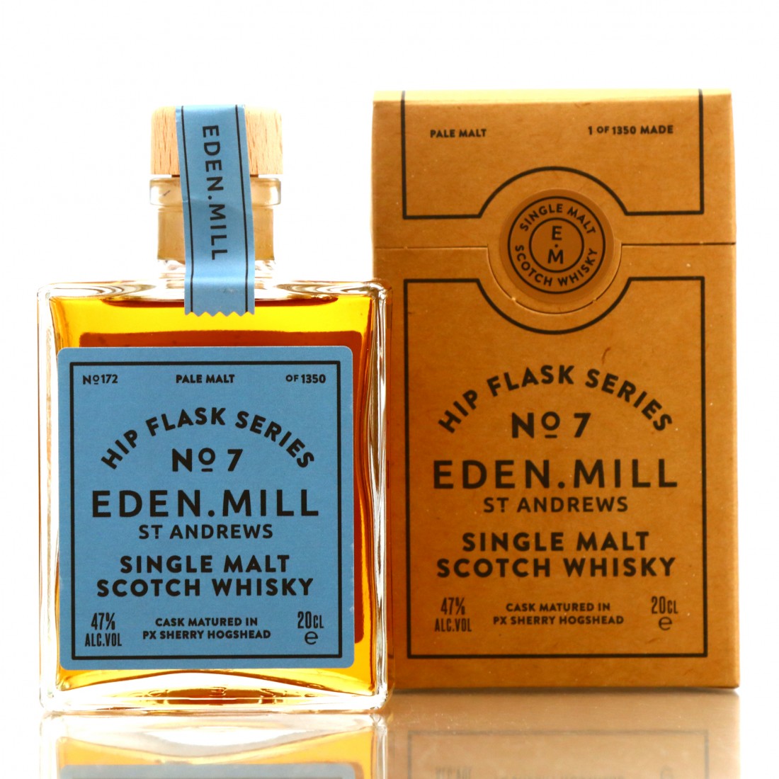 Eden Mill Hip Flask Series No.7 20cl / Pale Malt, PX Hogshead | Whisky ...