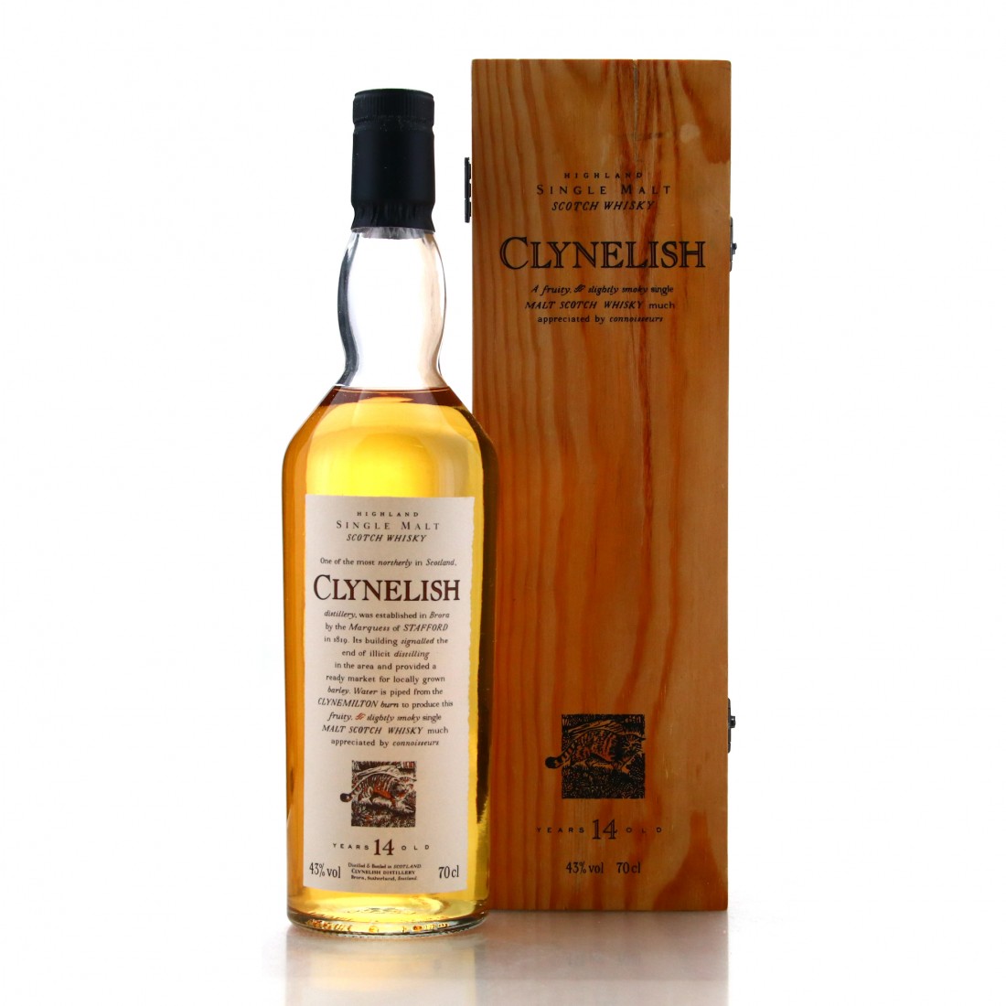 Clynelish 14 Year Old Flora and Fauna / Wooden Box | Whisky Auctioneer