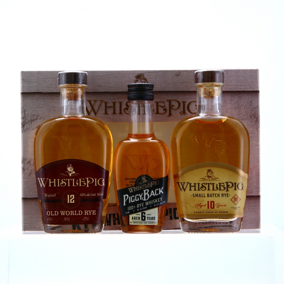 Whistlepig Rye Whiskey Piglets Miniatures x 3 | Whisky Auctioneer
