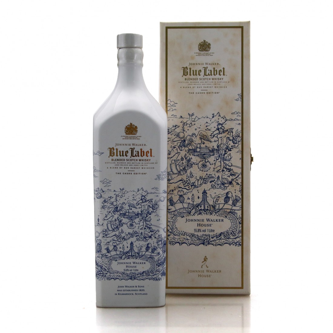 Johnnie Walker Blue Label Casks Edition 1 Litre / Johnnie Walker House ...