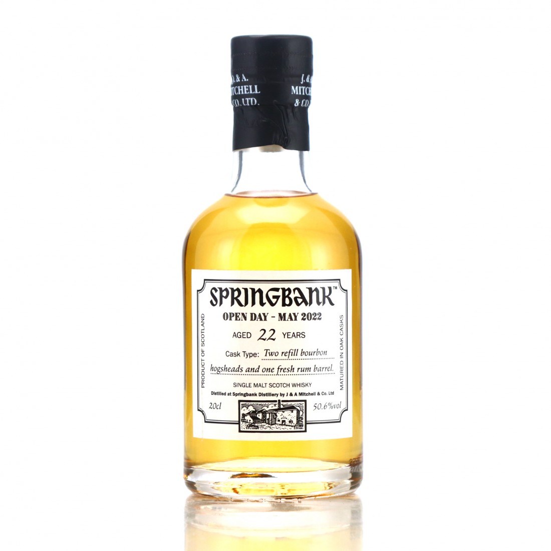 Springbank 22 Year Old Bourbon & Rum Casks 20cl / Campbeltown Malts ...