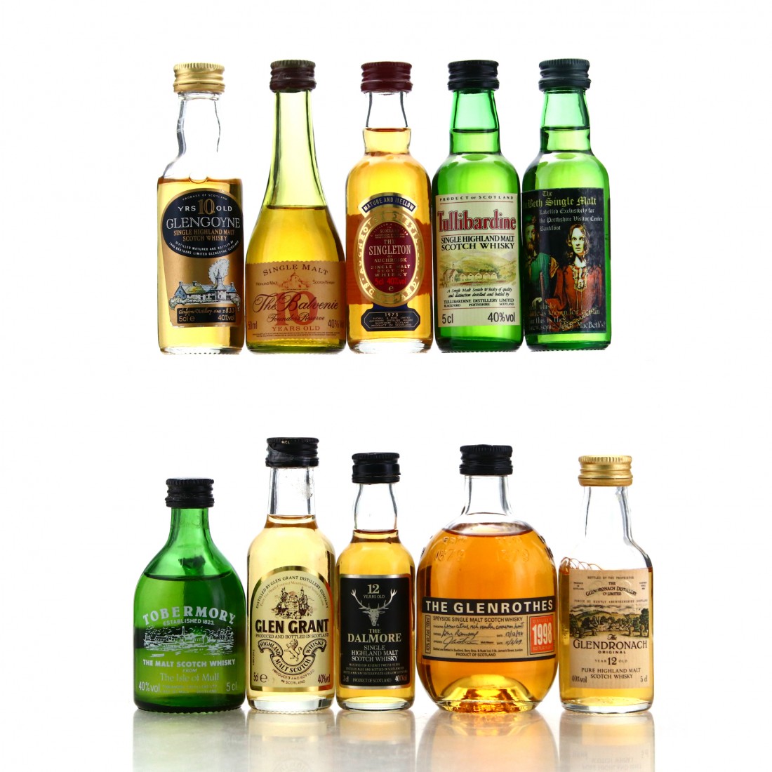Single Malt Miniature x 10 | Whisky Auctioneer