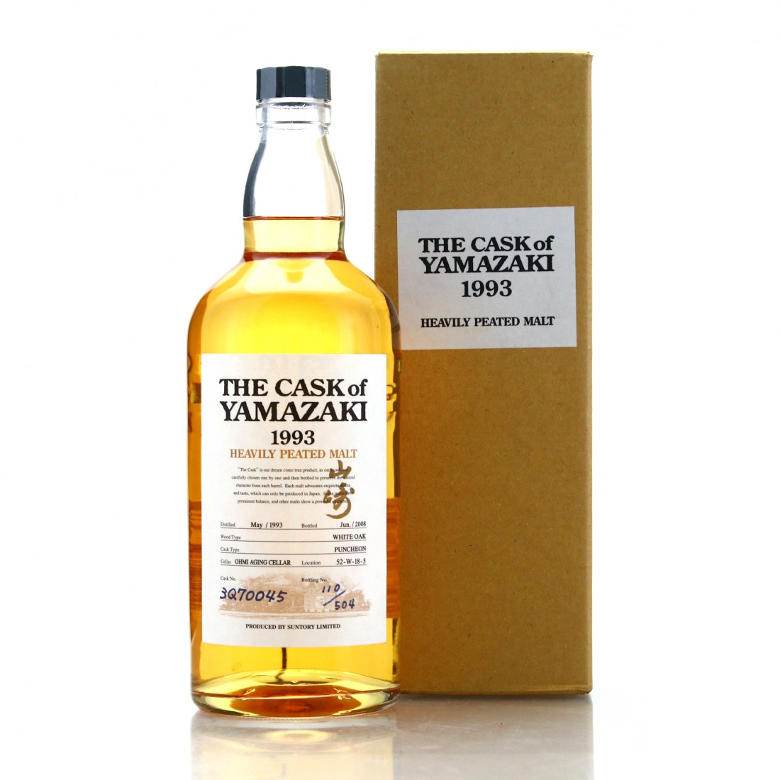 Yamazaki 1993 Heavily Peated Single Cask #3Q70045 | Whisky Auctioneer