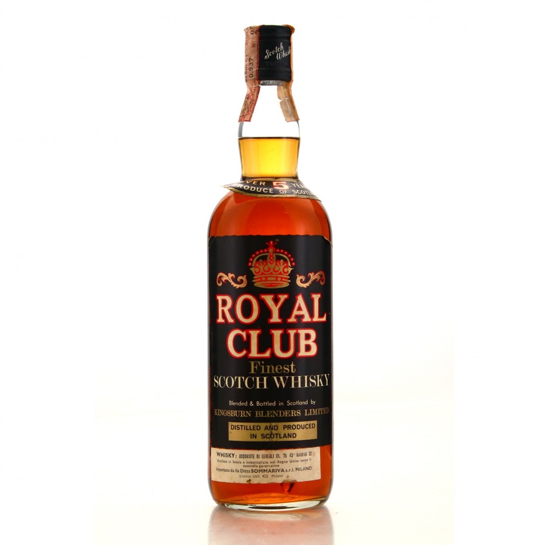 Royal Club 5 Year Old Finest Scotch Whisky | Whisky Auctioneer