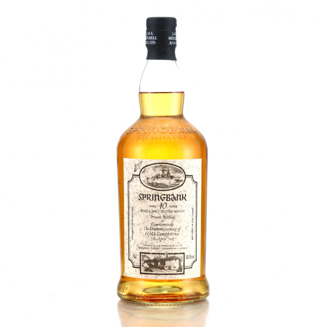 Springbank 10 Year Old Decommissioning HMS Campbeltown | Whisky Auctioneer