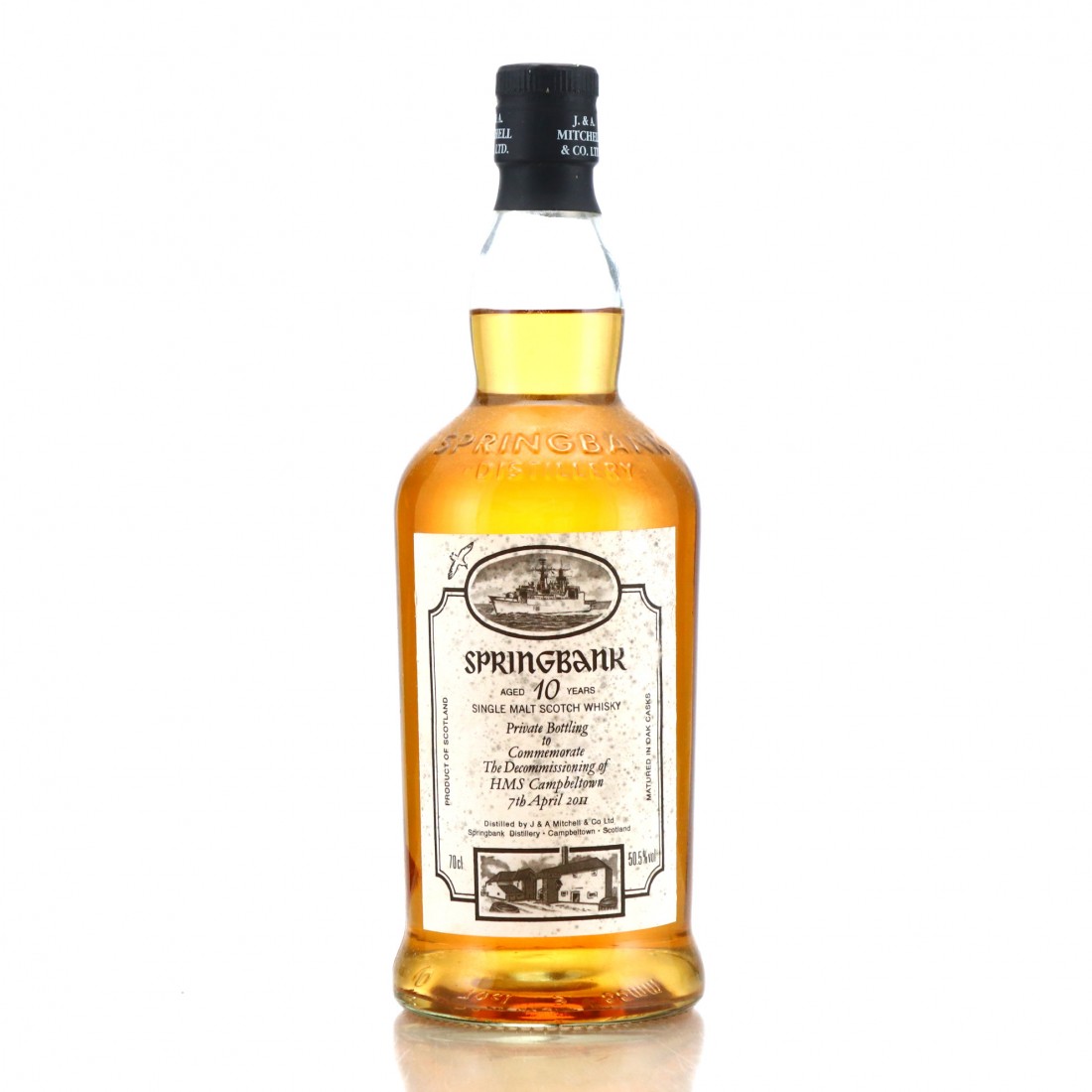 Springbank 10 Year Old Decommissioning HMS Campbeltown | Whisky Auctioneer