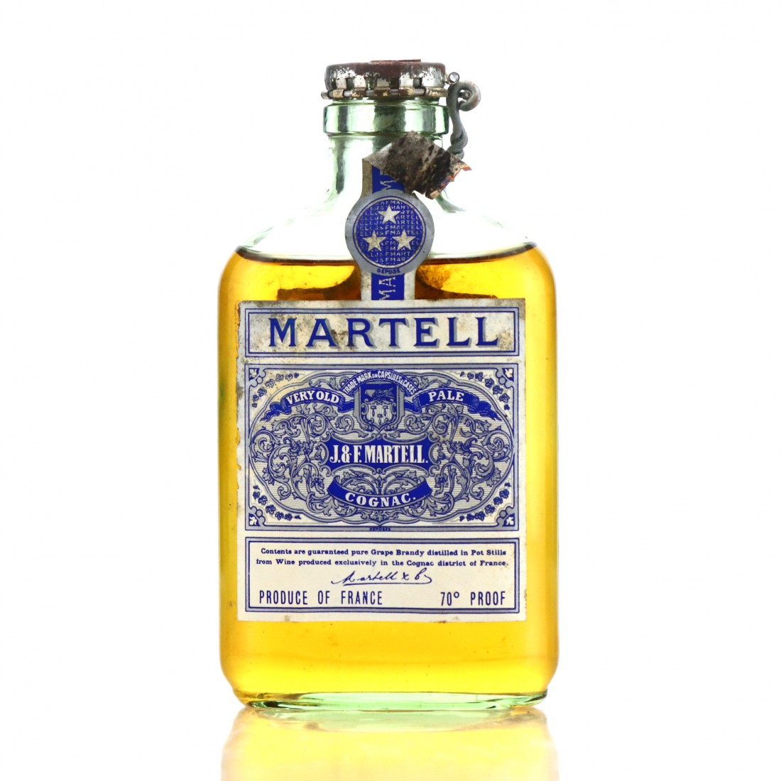 Martell 3 Star Cognac 1950s / Quarter-Bottle | Whisky Auctioneer