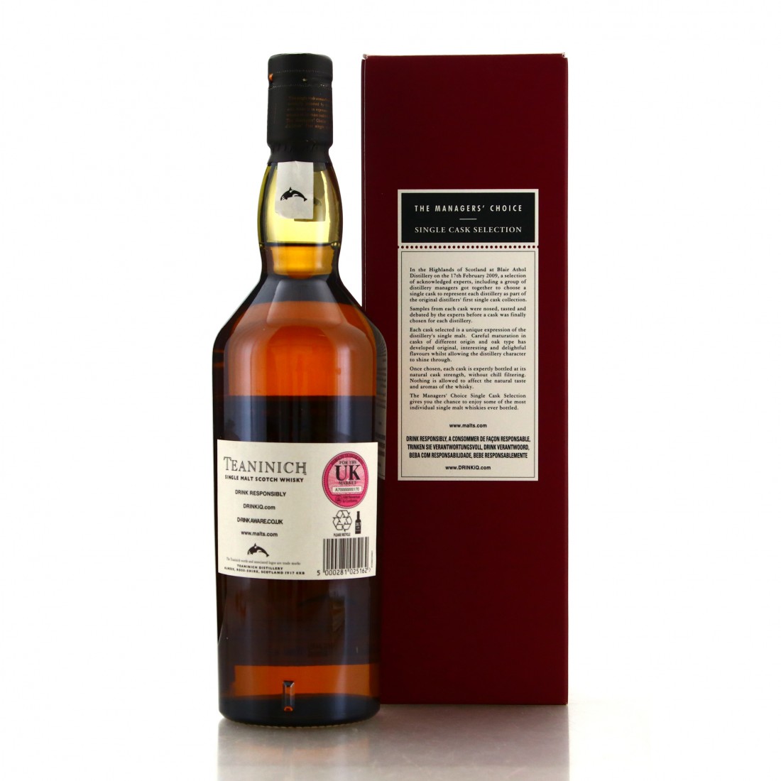 Teaninich 1996 Managers' Choice | Whisky Auctioneer