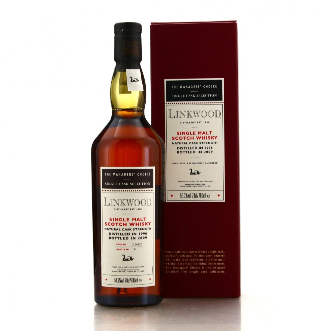 Linkwood 1996 Managers' Choice | Whisky Auctioneer