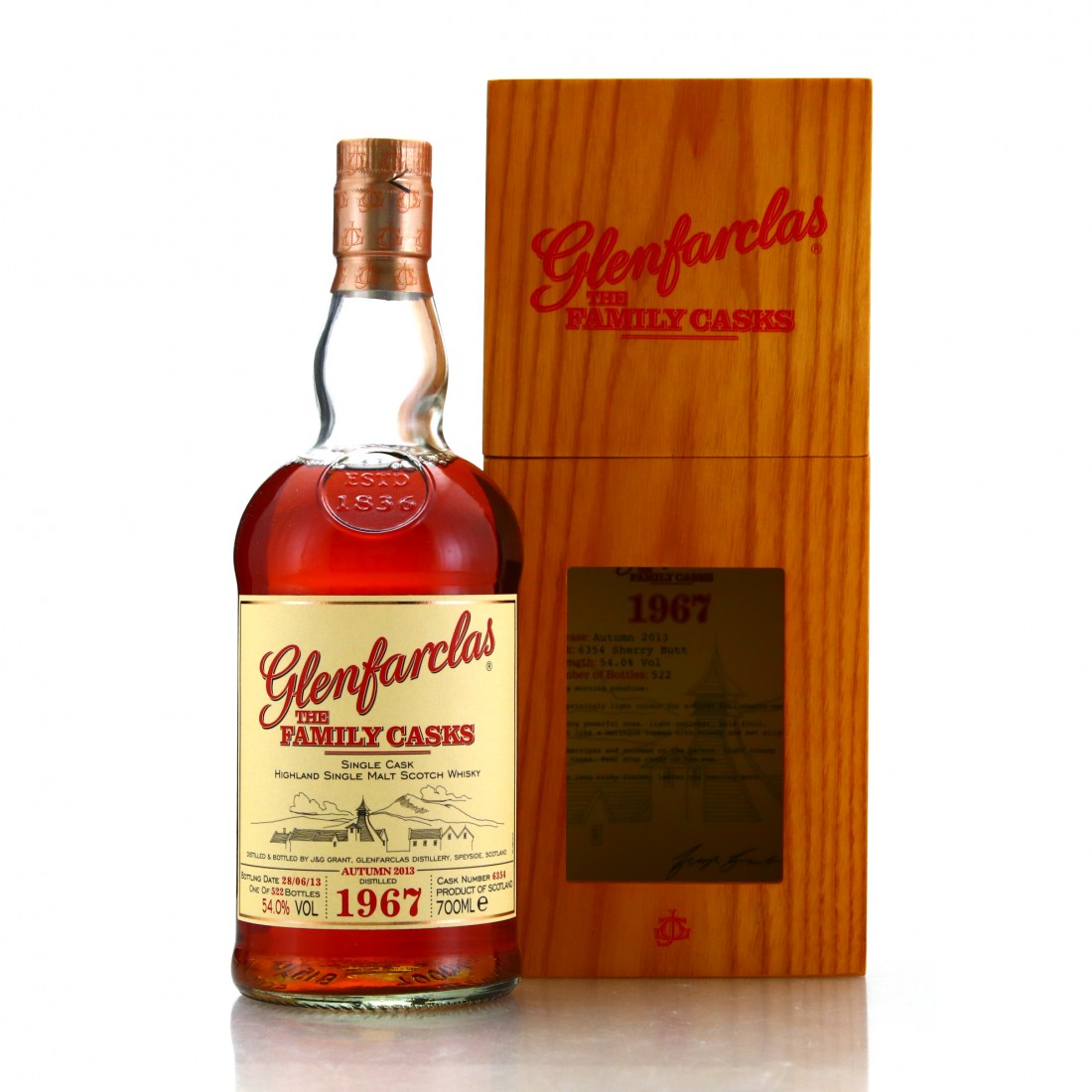 Glenfarclas 1967 Family Cask #6354 / Autumn 2013 | Whisky Auctioneer