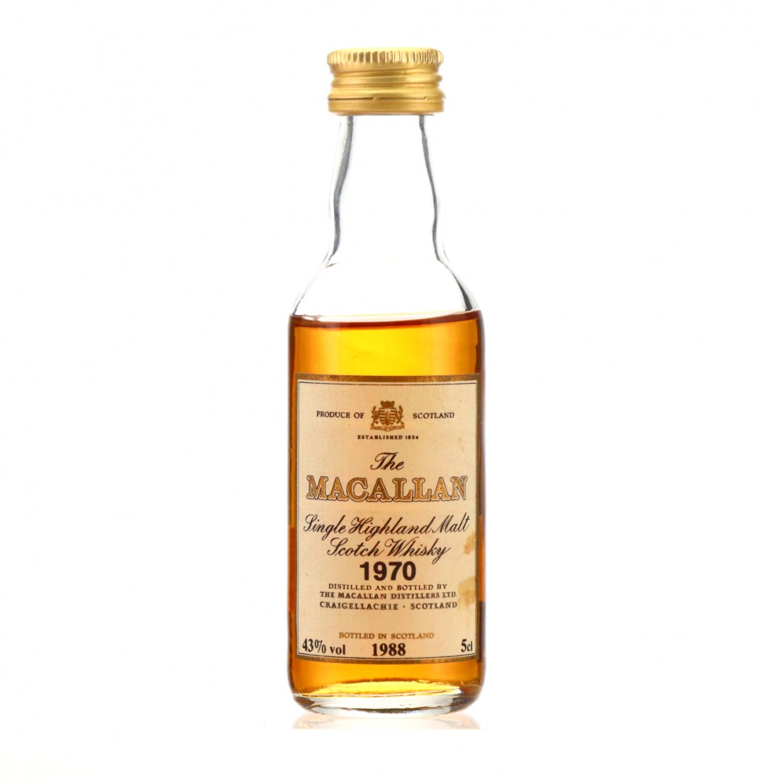 Macallan 1970 18 Year Old Miniature | Whisky Auctioneer