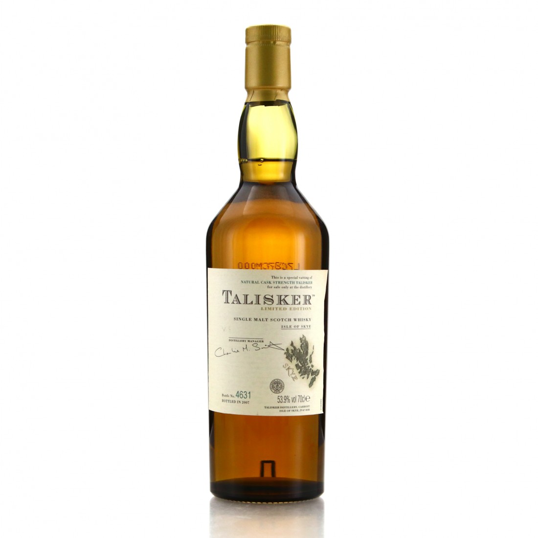 Talisker Cask Strength Distillery Exclusive 2007 | Whisky Auctioneer