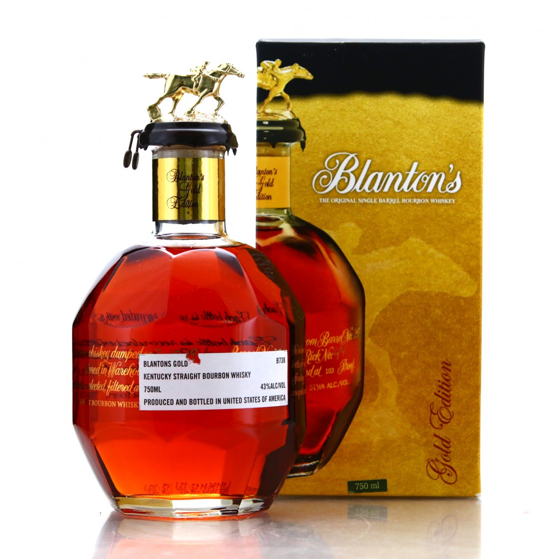 Blanton's Single Barrel Gold Edition dumped 2019 | Whisky Auctioneer