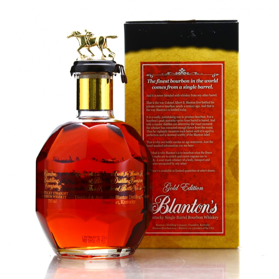 Blanton's Single Barrel Gold Edition dumped 2019 | Whisky Auctioneer