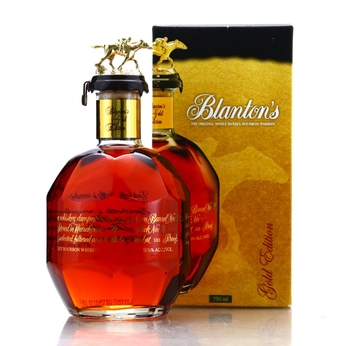 Blanton's Single Barrel Gold Edition dumped 2019 | Whisky Auctioneer