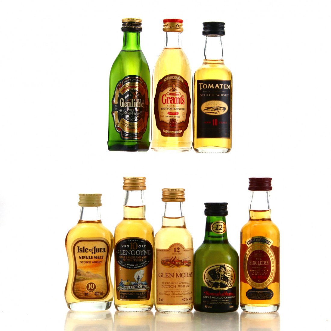 Scotch Whisky Miniatures x 8 | Whisky Auctioneer
