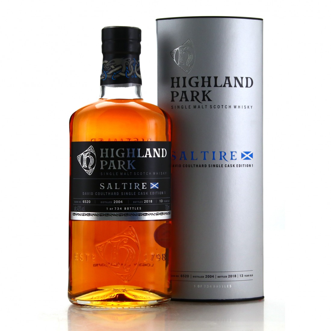 Highland Park 2004 Single Cask 13 Year Old #6520 / David Coulthard ...