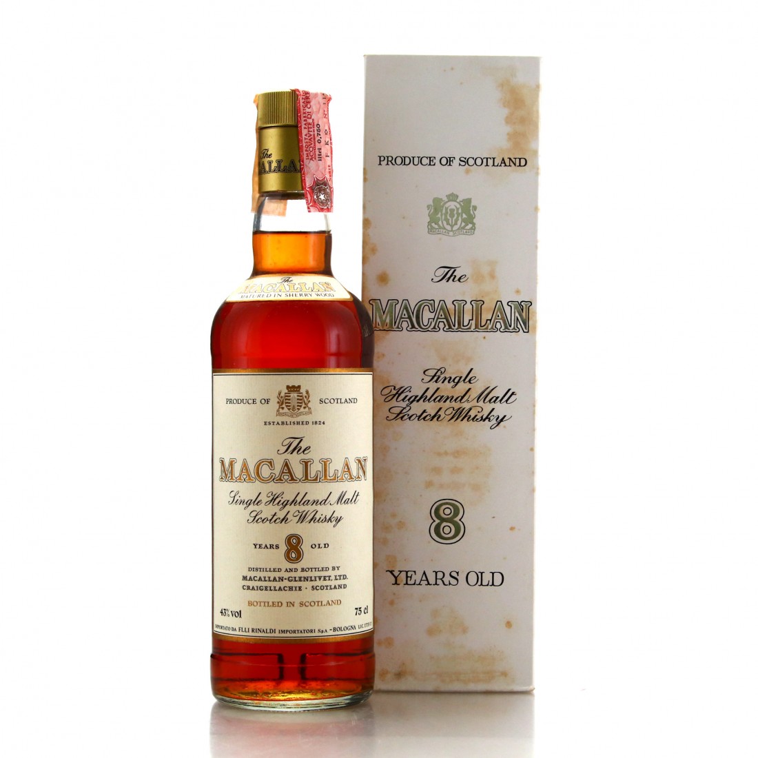 Macallan 8 Year Old early 1980s / Rinaldi Import | Whisky Auctioneer