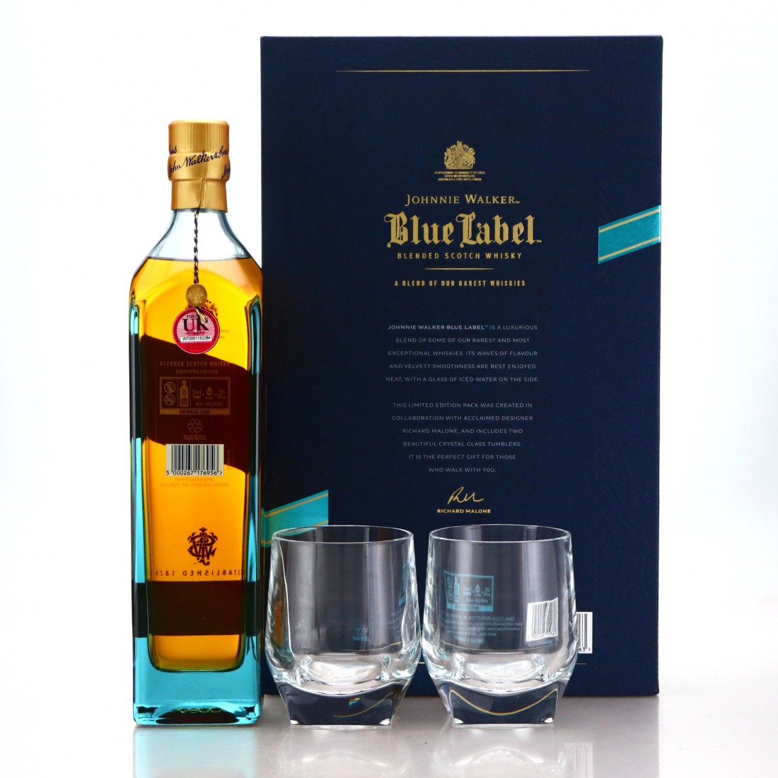 Johnnie Walker Blue Label Richard Malone Collection Gift Pack | Whisky ...