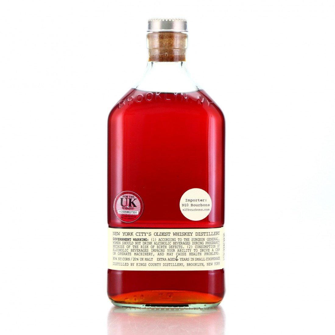 Kings County 6 Year Old Single Barrel Straight Bourbon #3900 | Whisky Auctioneer