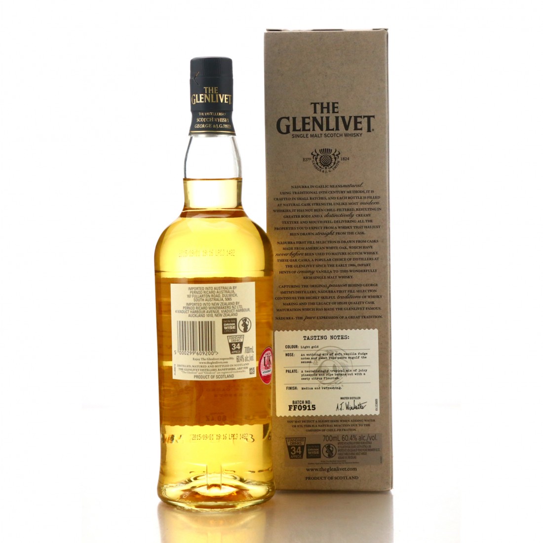 Glenlivet Nadurra First Fill Selections Batch #FF0915 | Whisky Auctioneer