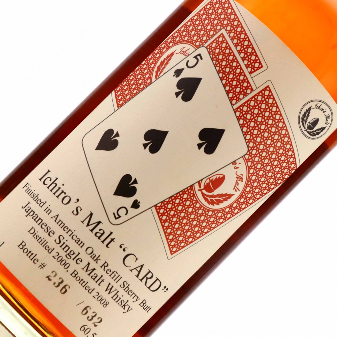 Hanyu 2000 Ichiro's Malt 'Card' #9601 / Five of Spades | Whisky Auctioneer