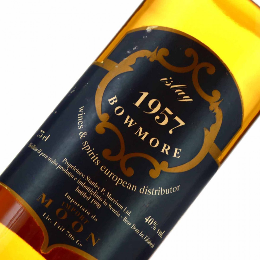 Bowmore 1957 Moon Import / Crest Label | Whisky Auctioneer