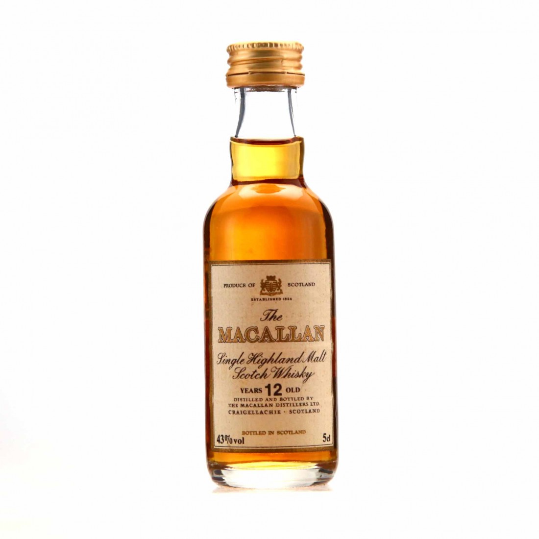 Macallan 12 Year Old British Aerospace / BAE Jetstream Miniature ...